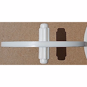 Garbage Disposal and Sink Strainer Guard - White Plastic - Manufactured in USA