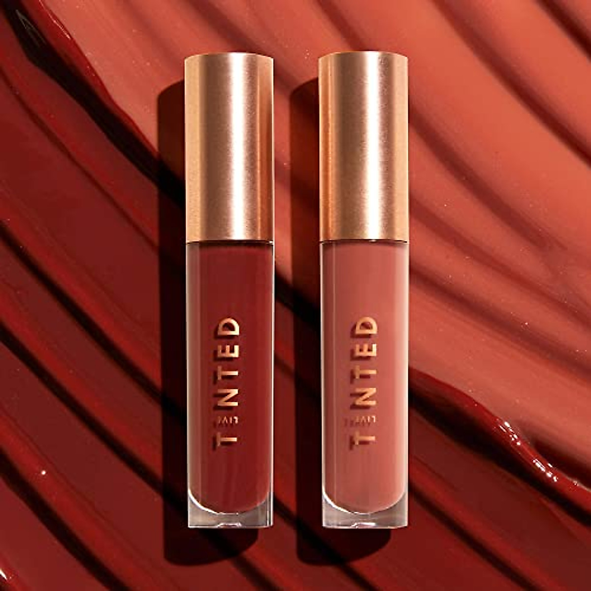 Live Tinted Huegloss Lip Gloss Duo: includes Huegloss in Brave and Huegloss in Proud, 2-piece set