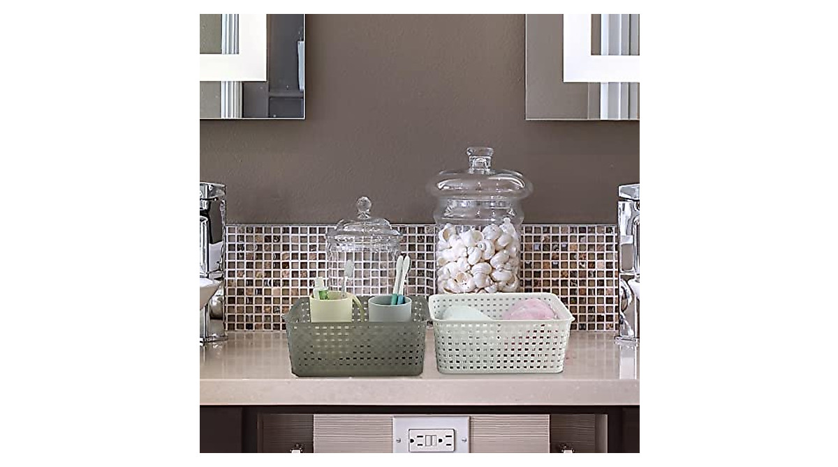 Doryh Small Storage Baskets - 4-Pack for Home Organization