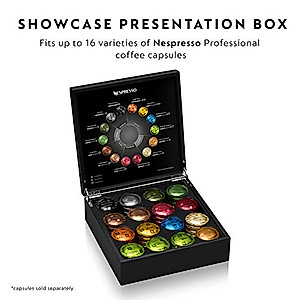 Nespresso Professional Coffee Maker Starter Bundle, Zenius Professional Coffee Machine, Presentation Box for Nespresso Capsules