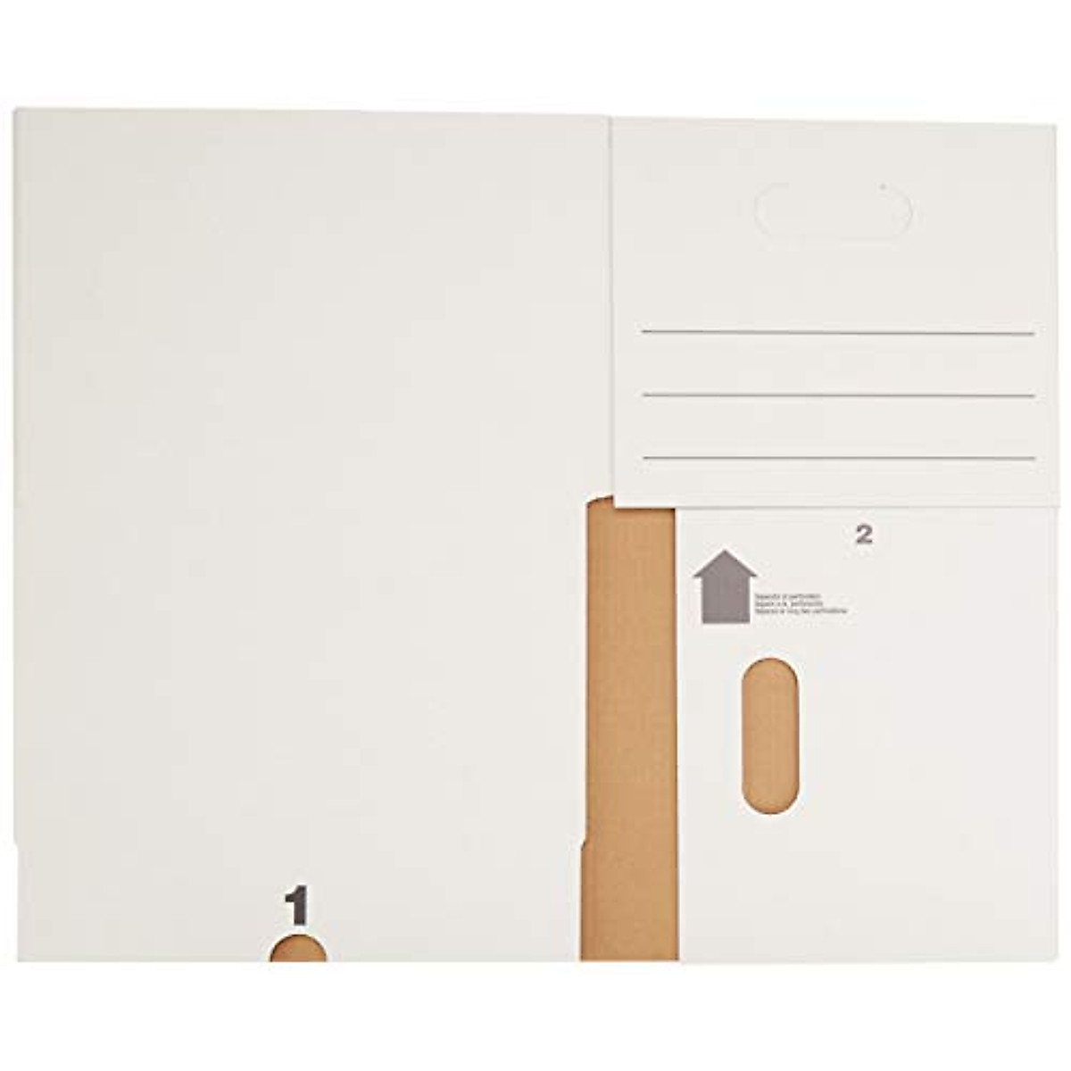 Amazon Basics Storage and Filing Boxes With Lid and Handles, Legal/Letter Size, Basic Duty, Pack of 20, White, 16.2" L x 12.5" W x 10.5" H