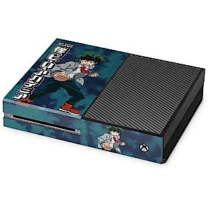 Skinit Decal Gaming Skin Compatible with Xbox One Console - Officially Licensed Crunchyroll Izuku Midoriya Uniform Design