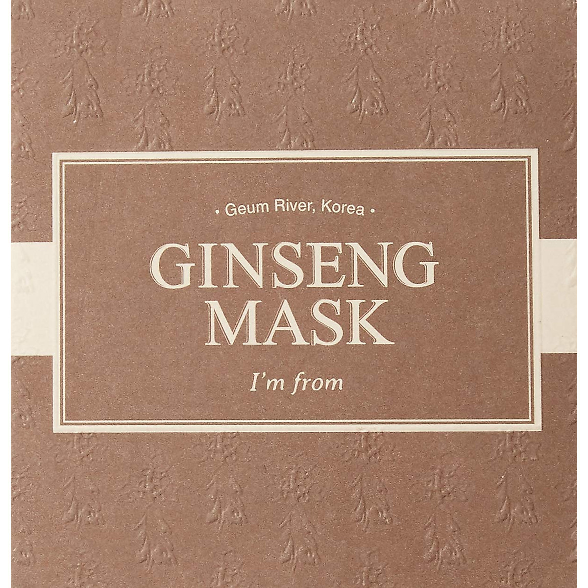 I'm from] Ginseng Mask, detox, elasticity, prevent fine lines, 3.97% ginseng extract, 120g, 4.23oz