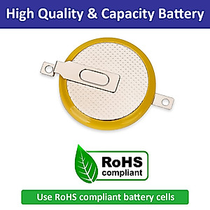 Enerpe CR1616 with Solder Pins 3V Replacement Batteries for Pokemon Games 12-pack