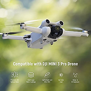NEEWER Effects Filters and ND Filters Compatible with DJI Mini 3/Mini 3 Pro, 12 in 1 Includes ND8/16/32/64/128/256/ND1000/UV/CPL/Blue Streak Anamorphic/Light Pollution Reduction/Star Filters