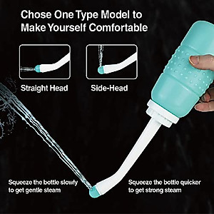 TopQuaFocus 12oz Perineal Bottle for Postpartum Care Portable Travel Peri Sprayer Bidet Postpartum Recovery Essentials After Birth Cleaning for Mom Baby Personal Hygiene Care Hemorrhoid Treatment