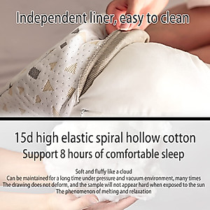 Emachi Pregnancy Pillow for Pregnant Women, Soft Pregnancy Body Pillow, Pillow Used to Support and Relieve Pain or discomfort in The Waist, Abdomen and Buttocks, Detachable Grey.