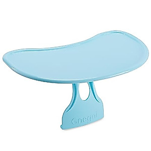 Gnegni Seat Tray Attachment Accessory Compatible with Bumbo Floor Seat, Smooth Tray Surface Easily Attaches to Baby Bumbo Seat Lite for Baby Feeding and Playing, Easy to Clean & Install-Blue