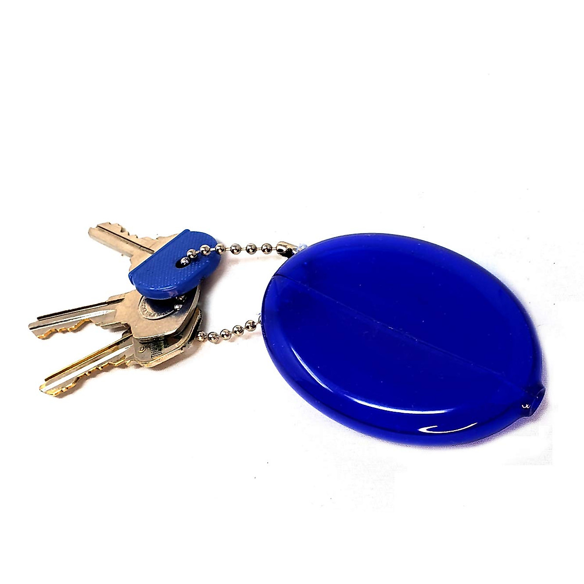 3 Oval Squeeze Purses - Made in USA (3 Blue)