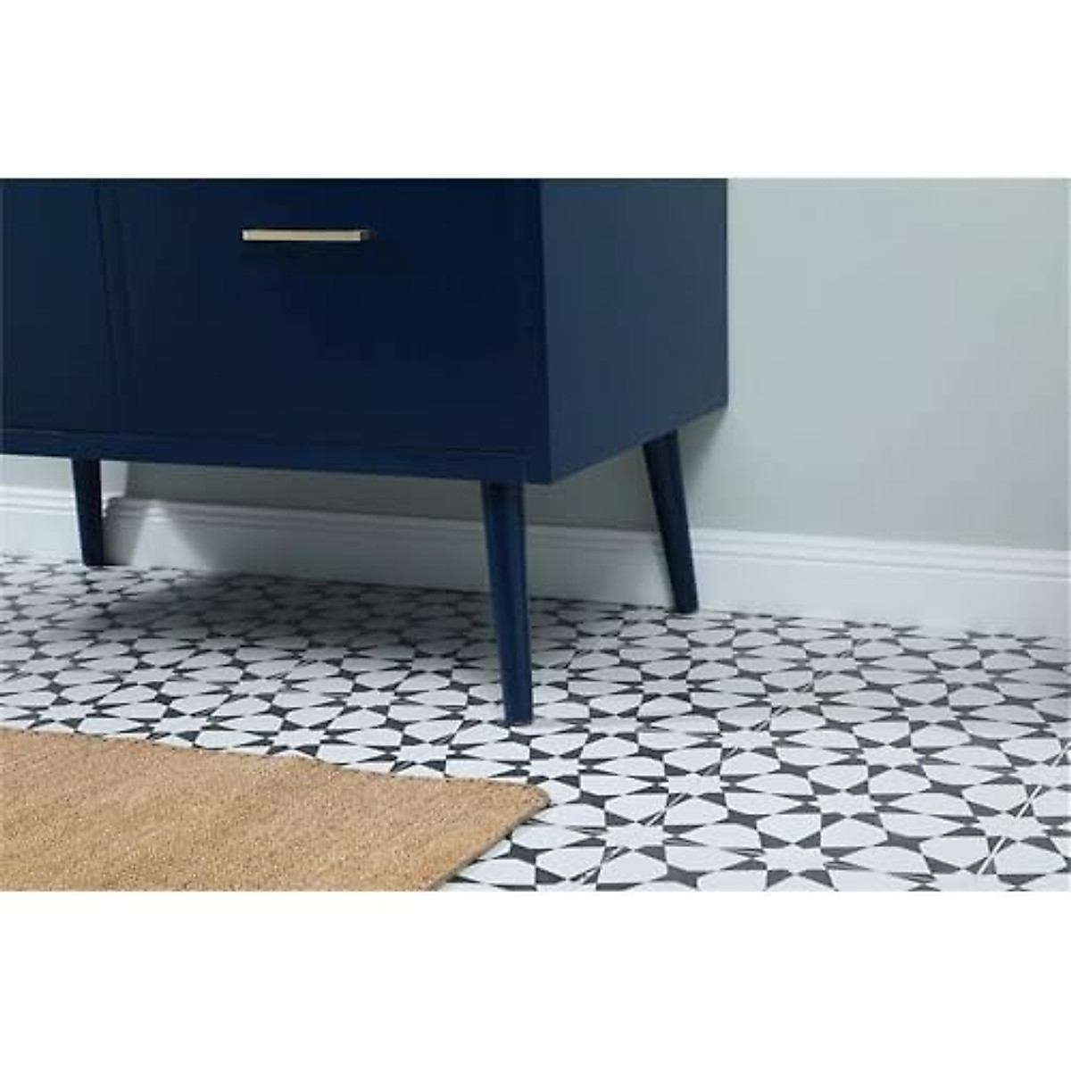 Elegant Kitchen and Bath 42 inch Bathroom Vanity Cabinet - Blue