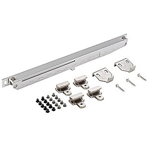 National Hardware N187-082 V1060 Sliding Door Hardware Soft Close in Satin Nickel