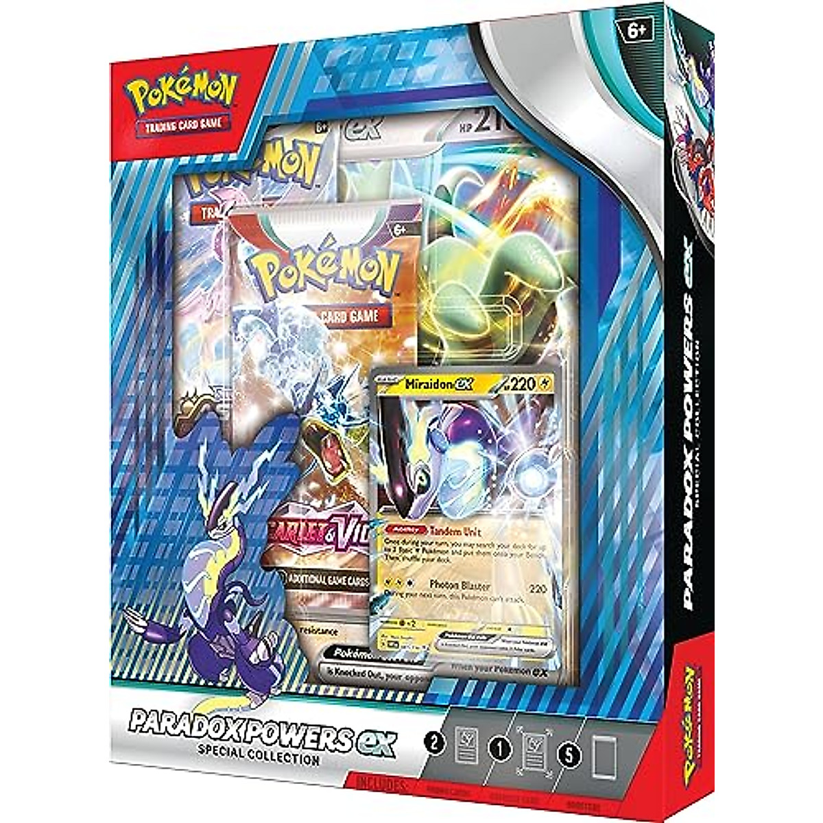 Pokémon TCG: Paradox Powers ex Special Collection - Amazon Exclusive