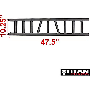Titan Fitness Multi-Grip Cable Machine Attachment, LAT Pull Down Accessory, 30mm Knurled Grips, Three Neutral Grip Handle Placement