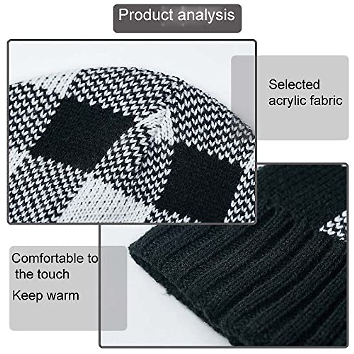 Dead or Alive Bluetooth Music Headset Hat Binaural Stereo LED Night Lighting Warning Light Warm Knitted Hat