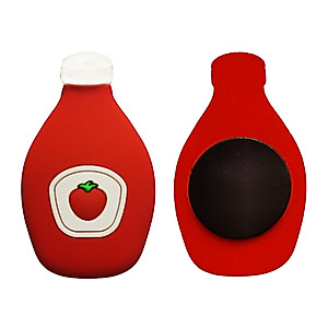 Refrigerator Magnets for Kids Babies,Magnetic Soft and Safe Fridge Magnets Toys,9 Pcs Large Foods Rubber Magnets for Fridge Whiteboard Preschool Learning,Good Gift for 3+ Years Kids