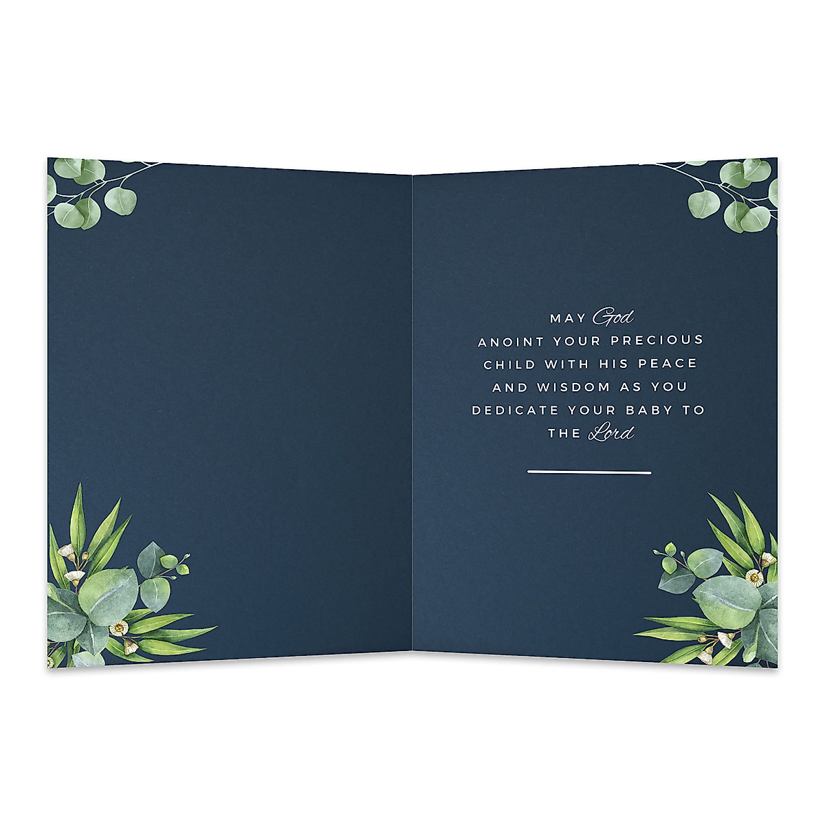 Baby Baptism Card for Baby Girl, Baby Boy Christian Religious Baptism Card for Girl, Boy (Pack of 12)