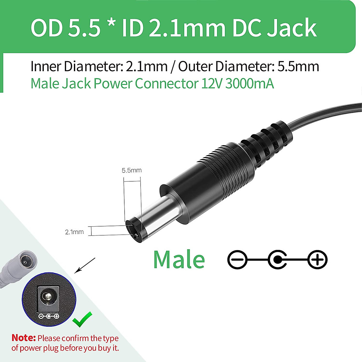 Security-01 AC 100-240V to DC 12V 3A Power Supply Adapter with 8 Way Splitter Cable for CCTV Security Camera DVR NVR Led UL Listed FCC