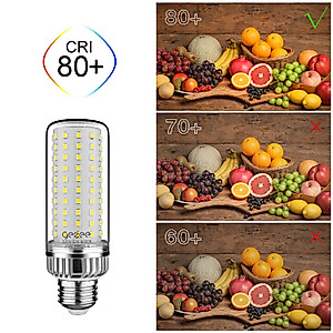 gezee 25W LED Light Bulb, 200 Watt Equivalent，E26 LED Lamp 2500 Lumens Daylight-White 6000K,Non-Dimmable (3-Pack)