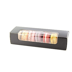 PacknWood 210MACINS7 Long Clear Insert 7 Macarons - 8.4 x 2.4 x 0.8 In44; Pack Of 150