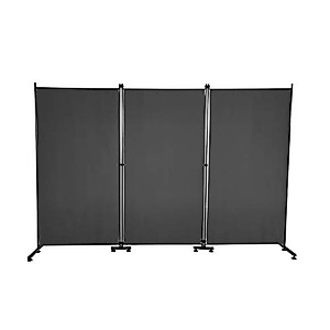 Room Divider – Folding Partition Privacy Screen for School, Church, Office, Classroom, Dorm Room, Kids Room, Studio, Conference - 102" W X 71" Inches - Freestanding & Foldable