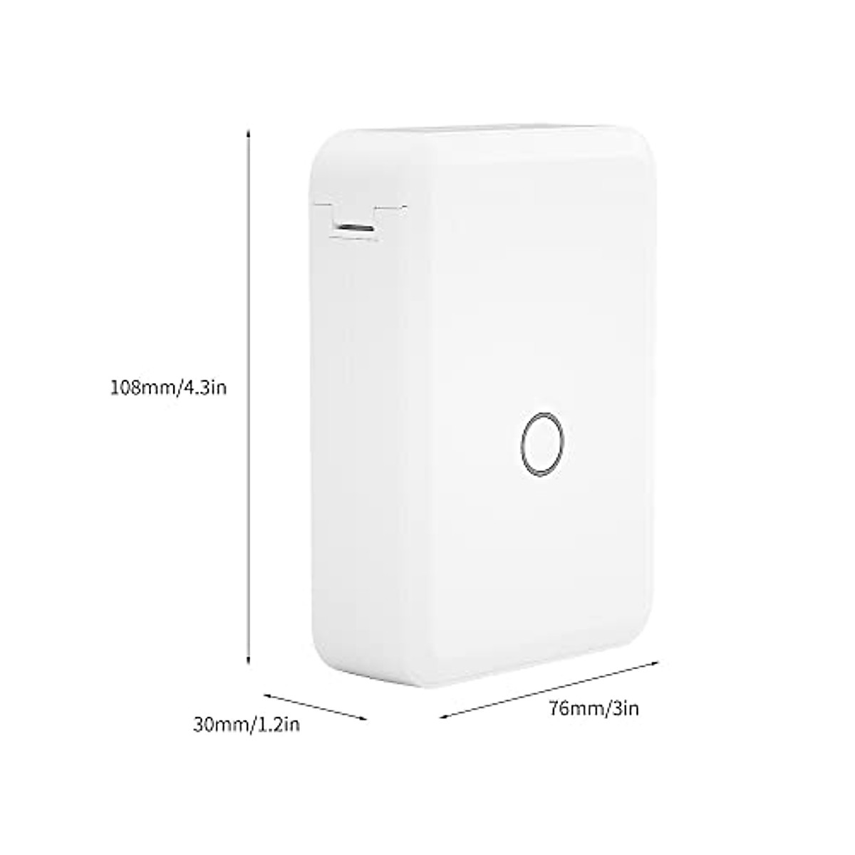 LIUYUNQI Label Maker Machine Mini Pocket Thermal Label Printer All in BT Connect DIY Date Journal Study Sticker