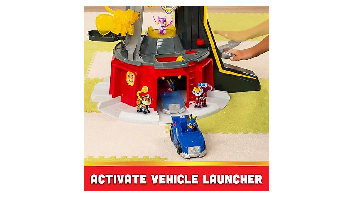 Paw Patrol Mighty Lookout Tower with 4 Exclusive Figures & Lights