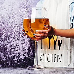 YUANXIN Giant Wine Glass Huge Stemware Creative Oversized Goblet Extra Large Champagne Glasses Beer Mug Red Wine Glasses（3200m）