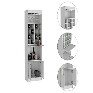 Bar Cabinet Modoc,Living Room -White