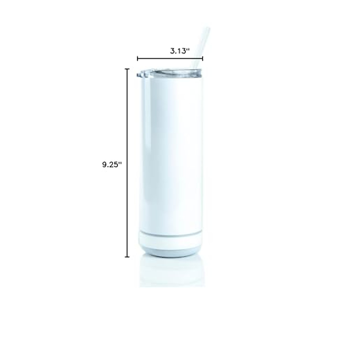 Hogg 20oz Sublimatable Wireless Speaker Tumbler 2.0 DIY, Customizable, Add Logo, Vinyl, Alcohol Ink, or Glitter & Epoxy To Any Cup