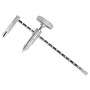 Edward Tools Drywall Circle Cutter - 16” Diameter Cutting Tool - Easy side to side diameter adjustment - Sturdy metal construction with sharp blade for clean circles