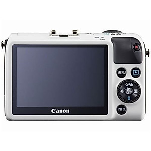 Canon EOS M2 Mark II 18.0 MP Digital Camera with 18-55MM F/3.5-5.6 IS EF-M STM Lens (White) - International Version (No Warranty)