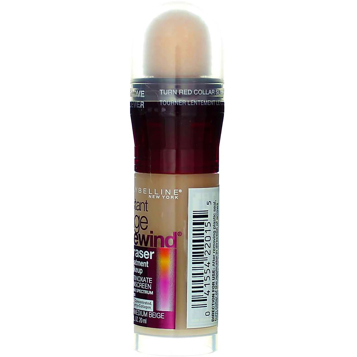 Maybelline Instant Age Rewind Eraser Treatment Makeup, Medium Beige [300] 0.68 oz (Pack of 2)