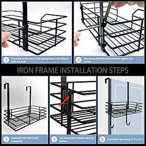 pelreame,Over The Door Ironing Board,Ironing Board Wall Mount,Ironing Board Hanger,Over The Door Ironing Board Holder,Iron Holder Wall Mount,Door Ironing Board,Laundry Room Organization and Storage
