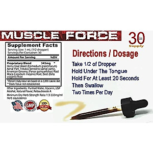 Muscle Force Extreme 2 Bottle Pack 345mg Proprietary Formula Our Strongest Strength and Endurance Spray, Improves Muscle Strength and Recovery Time 2oz Bottles