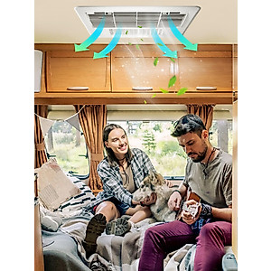 RV Air Conditioner Replacement Filters- 40 x 16 x 0.6 Inches RV Air Filter, Can Cut to Fit for Most Air Conditioner Filters- RV A/C Filter Replacement RV AC Foam Filter RV Accessories, Black (50PPI)