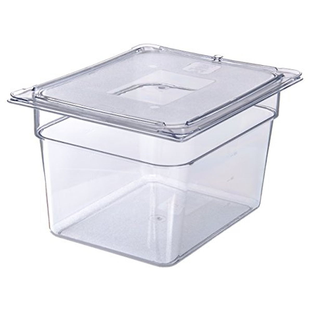 Carlisle FoodService Products 10223B07 StorPlus Half Size Food Pan, Polycarbonate, 8" Deep, Clear