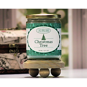 Christmas Tree Scented Blended Soy Candle (12 oz) by Just Makes Scents