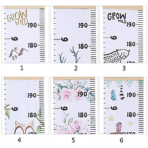 STOBOK Baby Growth Chart, Deer Height Measurement Ruler Wall Decoration for Kids Nursery Room1