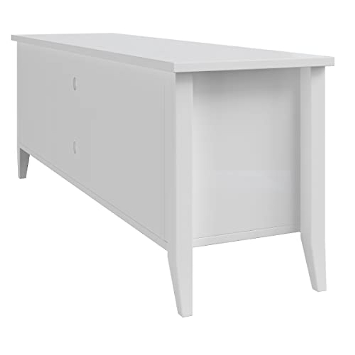 Lavish Home, White 55-inch TV Stand with Storage