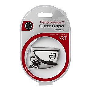 G7th Performance 3 Guitar Capo with A.R.T. (Steel String Silver) C81010