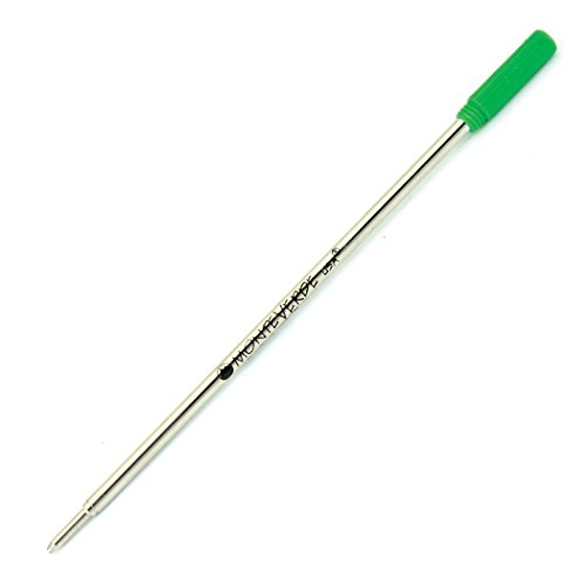 Monteverde Ballpoint Refill to Fit Cross Ballpoint Pens, Medium Point, Soft Roll, Green, 2 per Pack (C132GN)