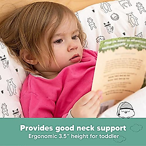 KeaBabies Toddler Pillow with Pillowcase and Toddler Pillowcase for 13X18 Pillow - 13X18 Soft Organic Cotton Toddler Pillows for Sleeping - Organic Toddler Pillow Case for Boy, Kids