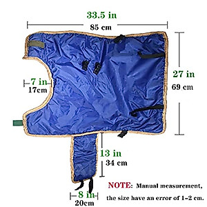 perixir Calf Blanket,Warm Clothes for Cow Calves Calf Saver Coat Warmming Jacket Vest Keep Cow Goat Warm Thickend Windproof Belly Protection 1 Pcs