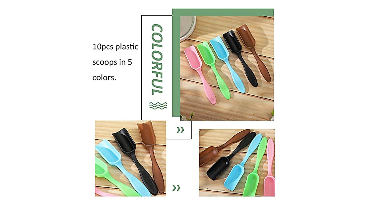 Qioly 10 Pcs Mini Gardening Shovel Spoons for Succulents