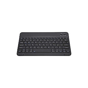 V BESTLIFE Keyboard Spanish English 10.1" Slim Ultra Wide 80-Key Keyboard Bluetooth 3.0 for Android/for iOS/for Win