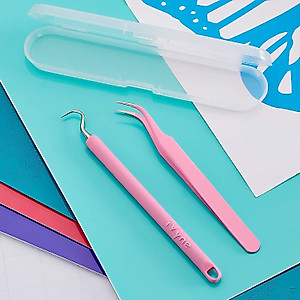 iVyne Cordless Light Pad with iVyne 2 Pc Essential Tools and Vyne Berry Suction Scrap Collector - Pink