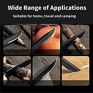 Jamotolly Mini Pocket Knife, Gifts for Men, Wearable as a Necklace, Personalised Pocket Knife, Stylish and Useful, for Home Use,Travel, Outdoor and Camping, and Can Also be Used for Self-protection