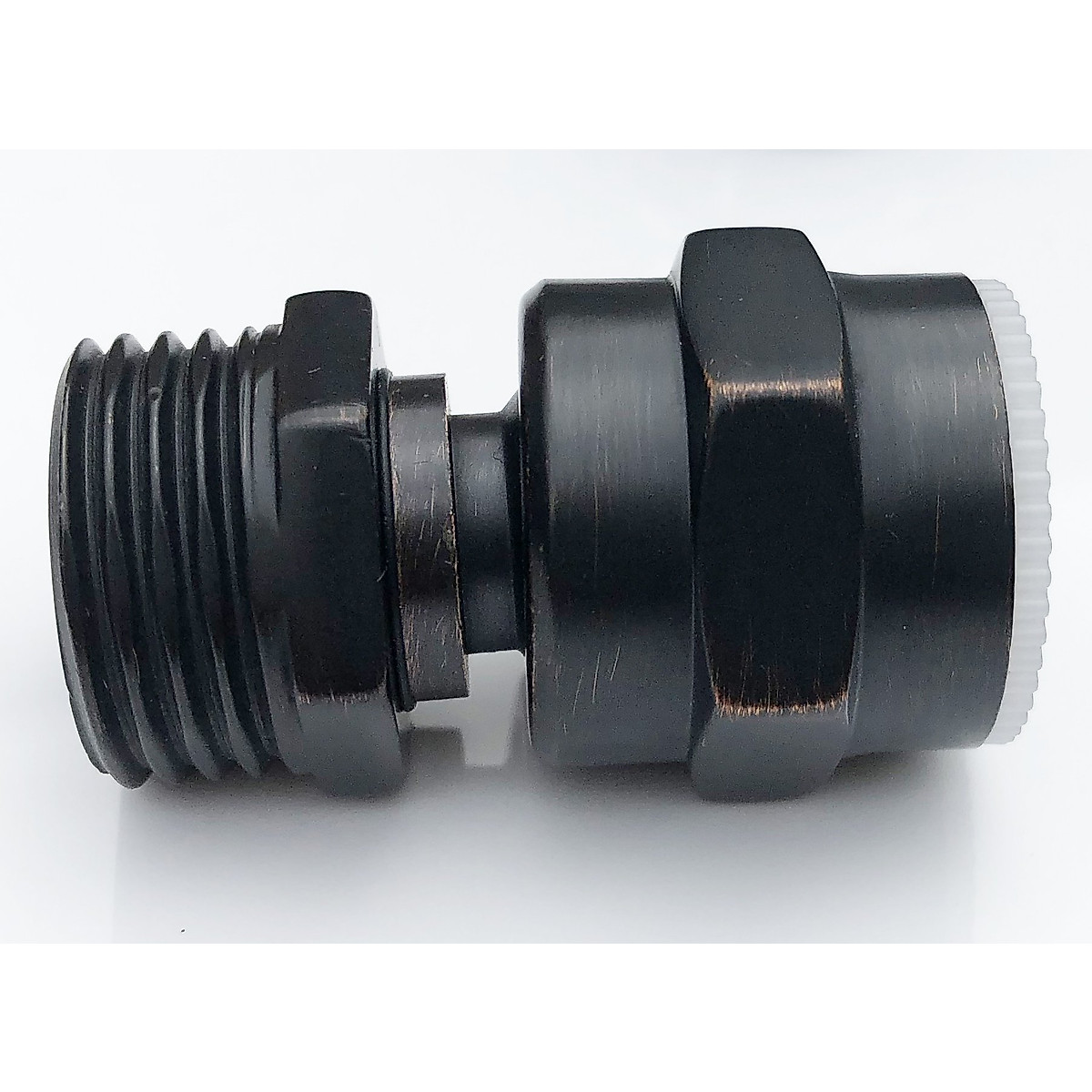 MissMin shower head Swivel ball adapter,hand shower rotate povit shower arm extension connector,ORB/oil rubbed bronze