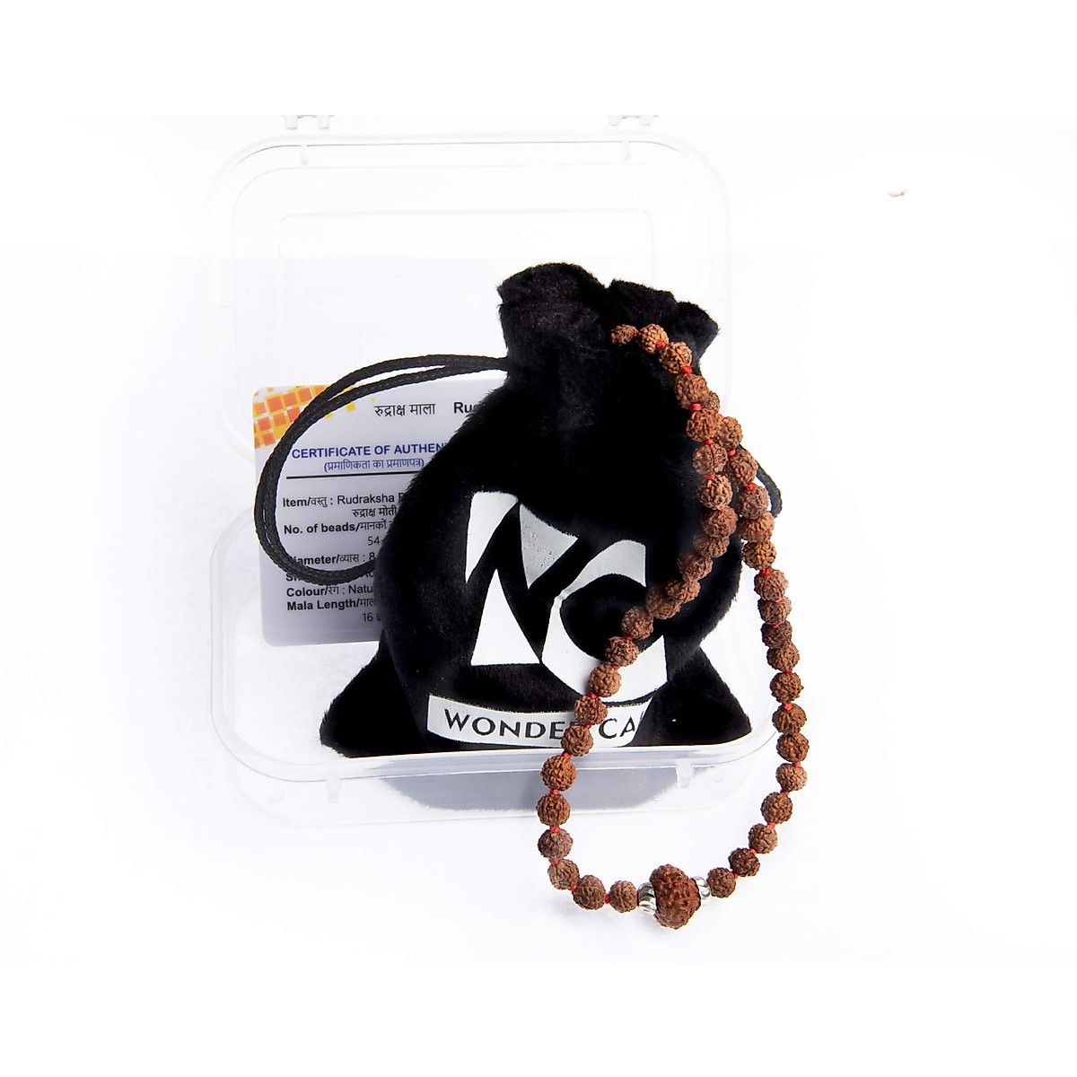 Wonder Care Original Nepali Rudraksha Bead and Rudraksha Mukhi Mala Natural Rudra Religious Rosary Beads Japa Mala Rudraksha for Men and Women