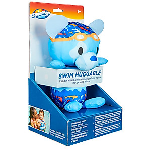 Swimways Huggable Floating Water Stuffed Animal, Bath Toys and Pool Party Favors 2-Pack for Kids Ages 1+, Blue and Purple